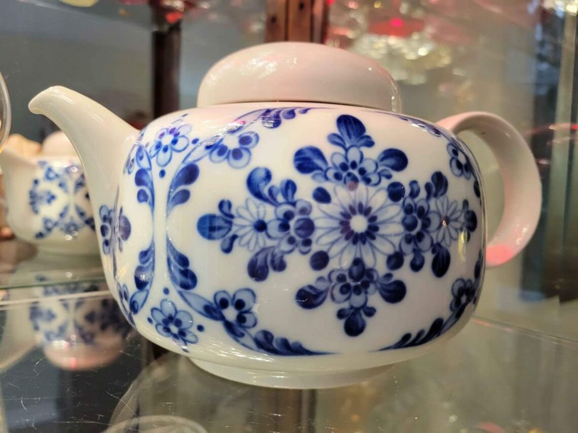 Vintage German Echt Kobalt Porcelain Teapot in New Condition. - Etsy