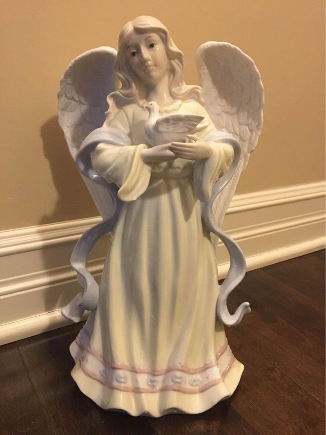Stunning!! Vintage Porcelain Statue of an Angelic Figure___14 Inches ...