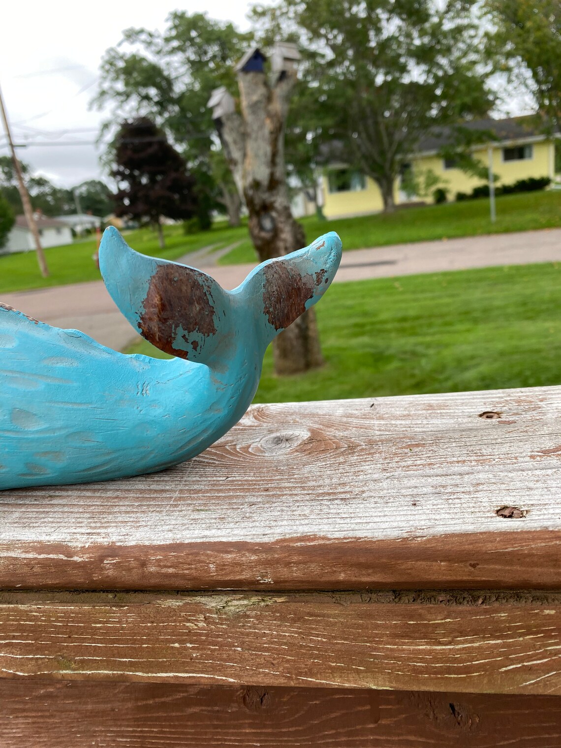 Blue Whale Indoor Outdoor Ocean Inspired Resin Décor Sculpture Approx ...