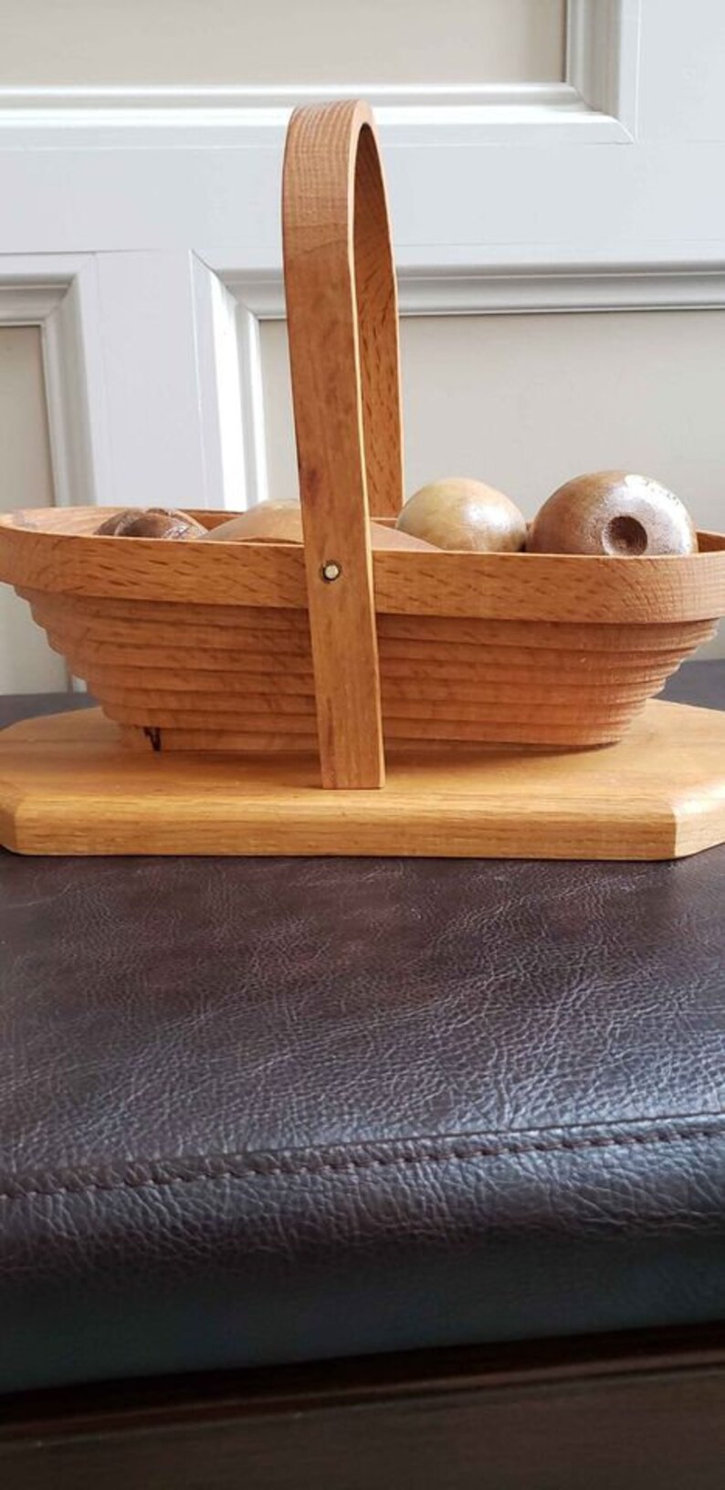 Genuine Philippine Hand Carved Monkey Pod Fruit and Collapsing Bowl ...