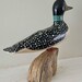 Vintage Hand Carved Folk Art "loon on a Piece of Drift Wood" Art and ...