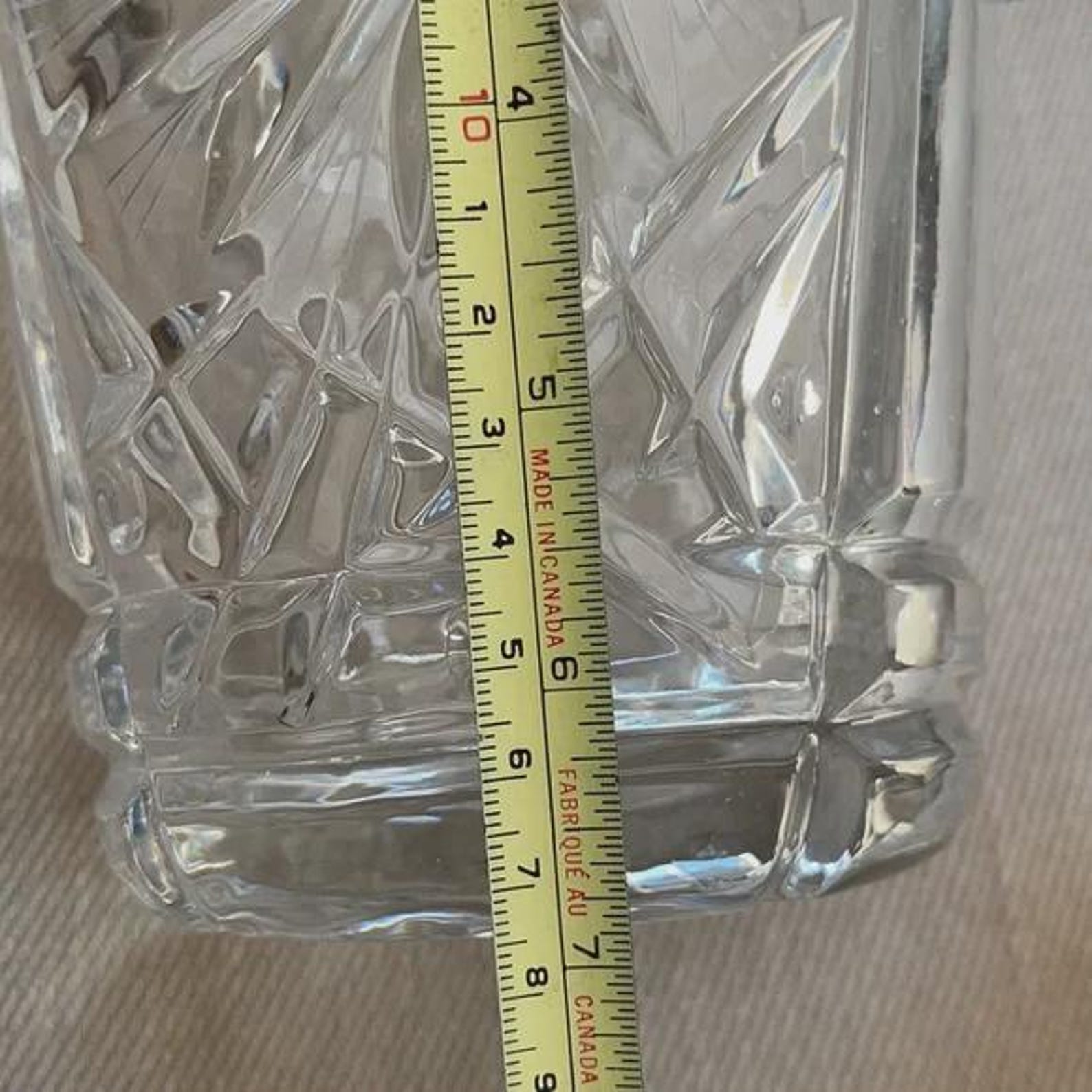 Vintage Heavy Weight Pinwheel Crystal Cut Ice Bucket - Etsy Canada