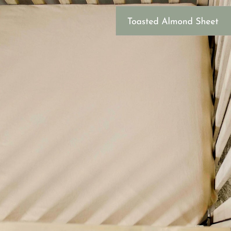 Crib Sheet Fitted Cotton Sheet Boho Rainbow Set Neutral Colors Nursery ...