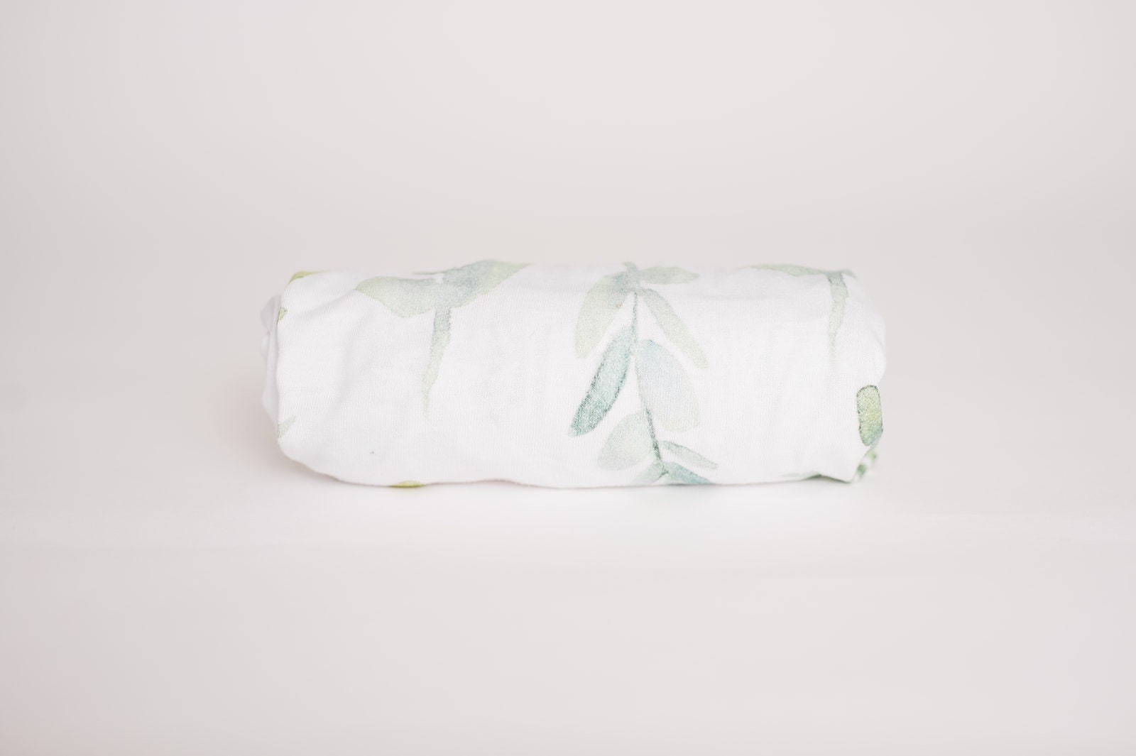 Watercolor Leafy Greens Fitted OEKO-TEX Cotton Changing Pad Cover ...