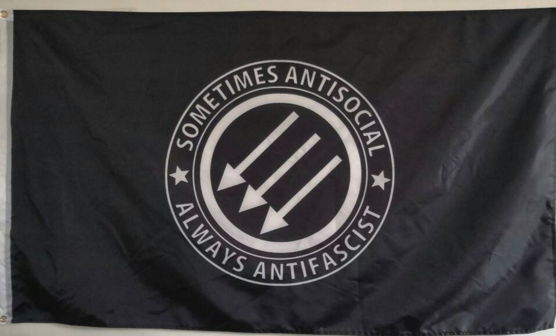 Three Arrows (1) Always Antifascist Antifa 3x5ft Flag Banner Anti ...