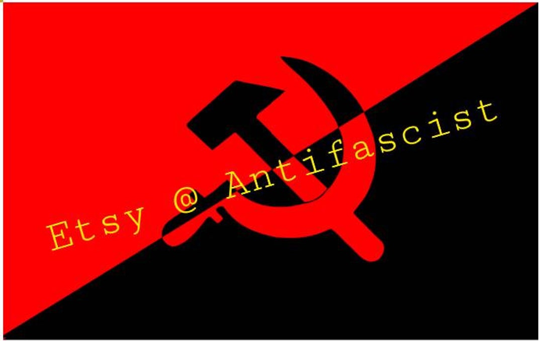 Anarcho-communism (1) Anarchy Communist 3x5ft Flag Banner Communism ...