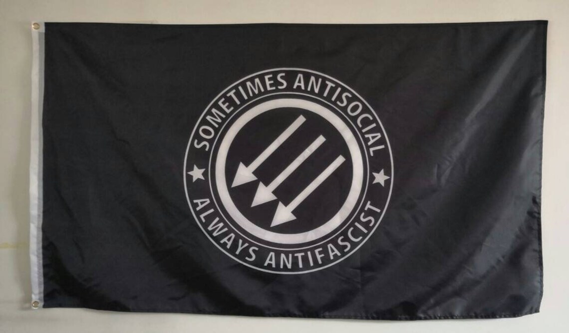 Three Arrows 1 Always Antifascist Antifa 3x5Ft Flag Banner | Etsy