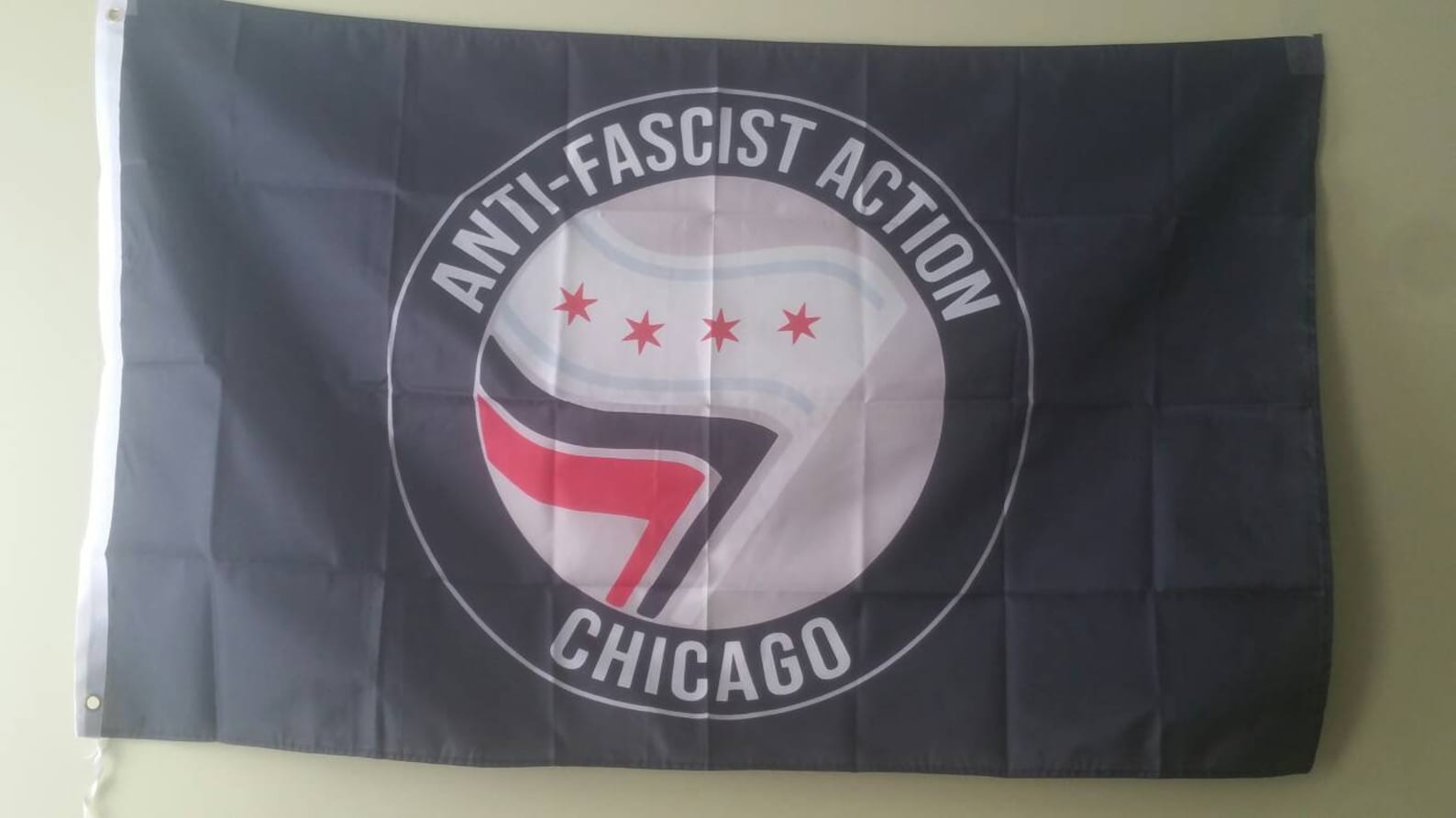 SALE Chicago Anti-fascist Action Antifa Flag Banner 3x5Ft | Etsy