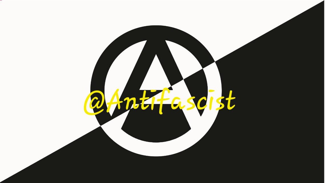 Anarcho-pacifism (2) Flag Banner Anarcho-pacifist Pacifism Antifa ...