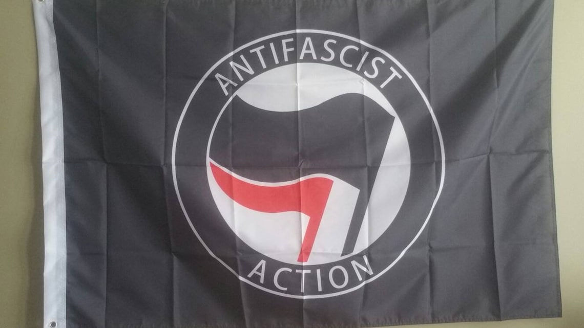 Antifascist Action Flag Banner 2 3x5ft Antifa Anti-nazi - Etsy