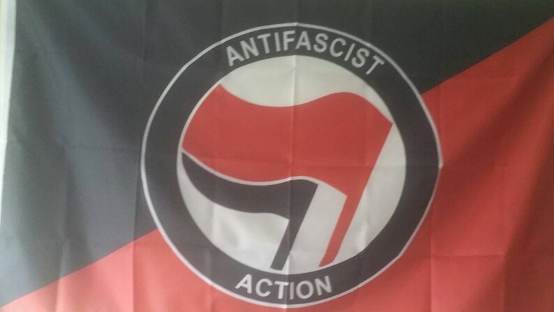 Antifascist Action Flag Banner 8 3x5Ft Antifa Anti-nazi | Etsy