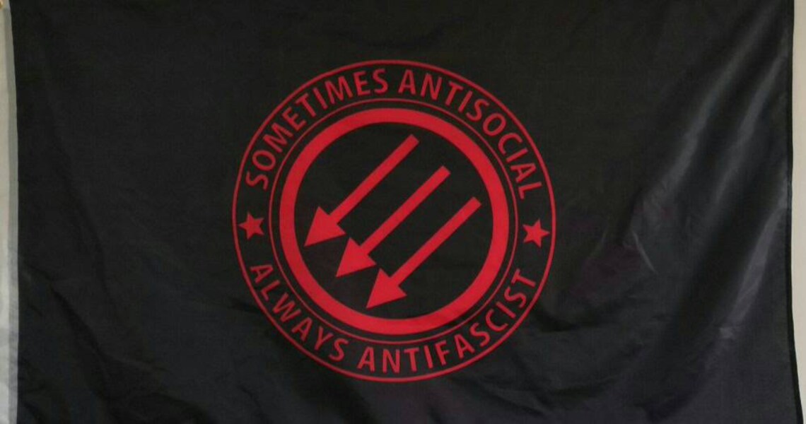 Three Arrows 2 Always Antifascist Antifa 3x5ft Flag Banner | Etsy