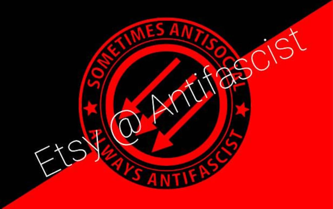 Three Arrows (3) Always Antifascist Antifa 3x5ft Flag Banner Anti ...