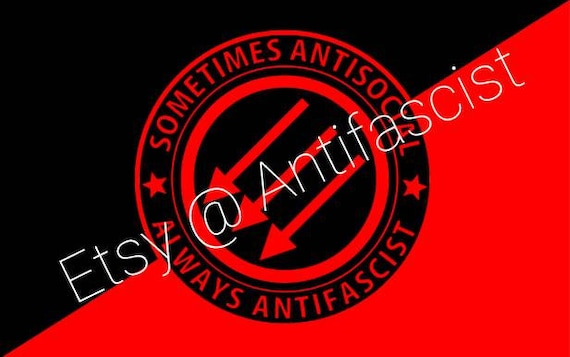 Three Arrows 3 Always Antifascist Antifa 3x5ft Flag Banner | Etsy