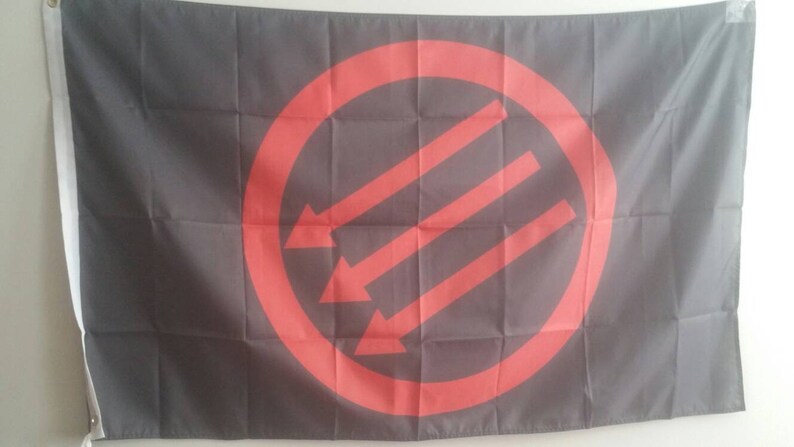 Three Arrows (7) Antifa 3x5ft Flag Banner Anti-fascism Anti-fascist ...