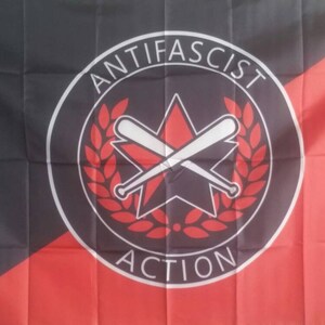 Antifascist Action Flag Banner 9 3x5Ft Antifa | Etsy