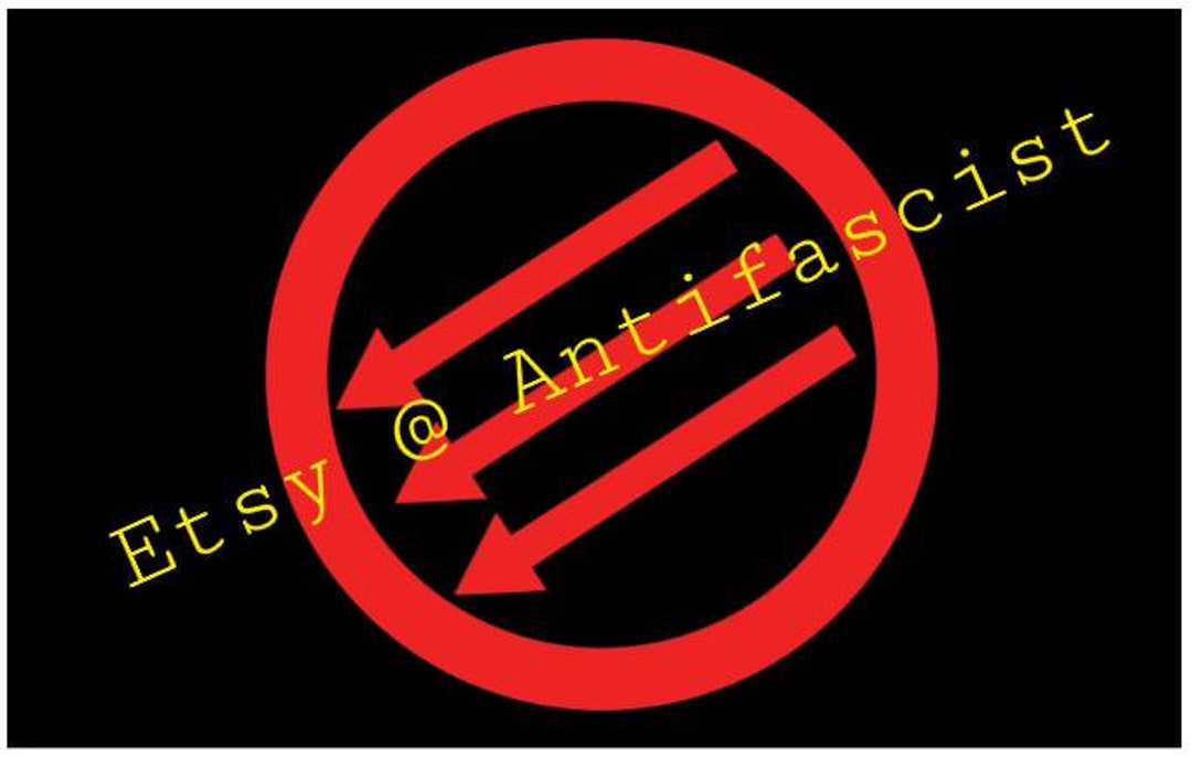 Three Arrows (7) Antifa 3x5ft Flag Banner Anti-fascism Anti-fascist ...