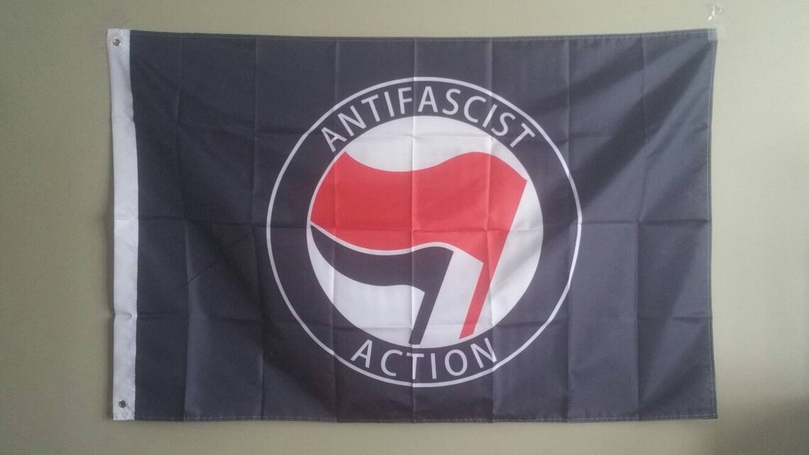 Antifascist Action Flag Banner 4 3x5Ft Antifa | Etsy
