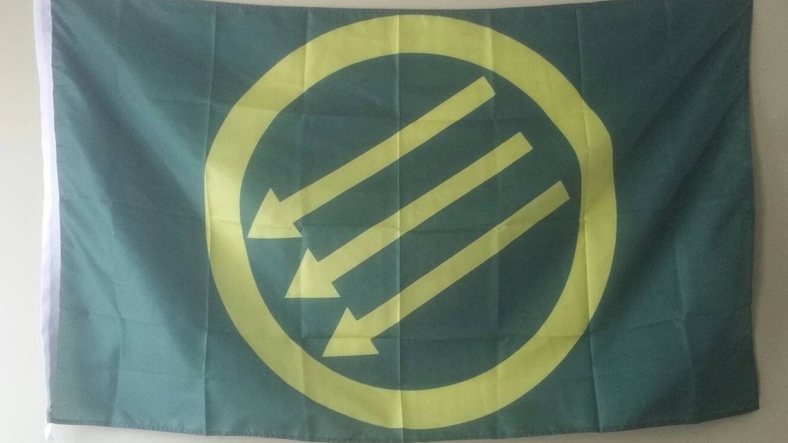 Three Arrows 10 Antifa 3x5Ft Flag Banner Anti-fascism | Etsy