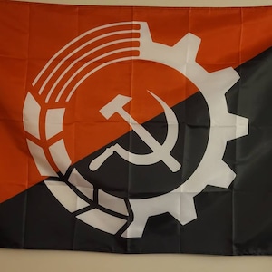 Anarcho-communism (2) 3x5ft Flag Banner Anarchy Communist Communism ...