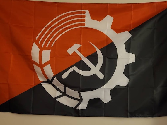 Anarcho-Communism 2 3x5Ft Flag Banner Anarchy Communist | Etsy