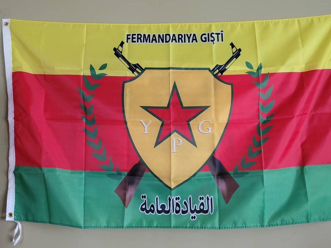 YPG YPJ 3x5ft Flagge Banner kurdische Rojava | Etsy