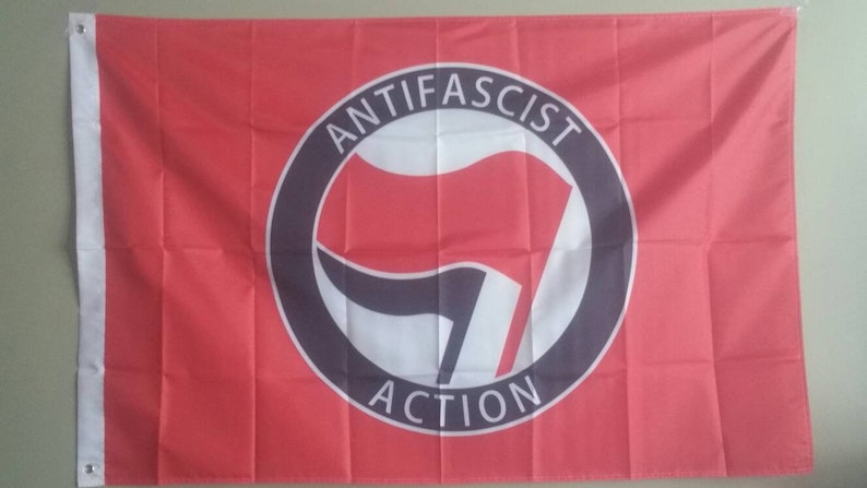 Antifascist Action Flag Banner 6 3x5Ft Antifa Anti-nazi | Etsy