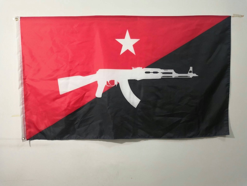 Anarchy Anarchist Revolutionary Flag Banner 4 3x5ft - Etsy