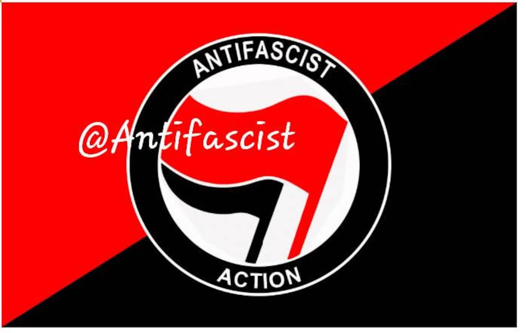 Antifascist Action Flag Banner (5) 3x5ft Antifa Anarchist Anarchy ...