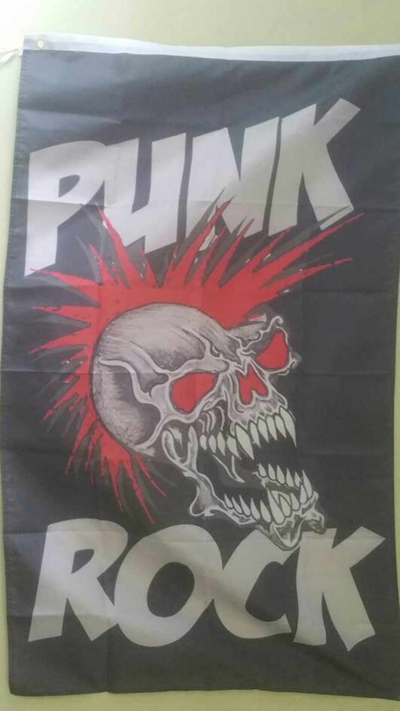 Punk Rock Flag Banner 3x5ft Sex Pistols Ramones Oi Dead - Etsy