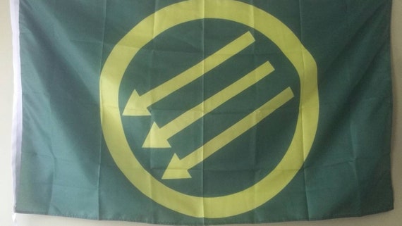 Three Arrows 10 Antifa 3x5Ft Flag Banner Anti-fascism | Etsy
