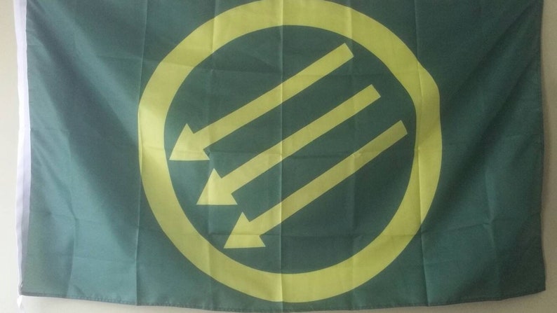 Three Arrows (10) Antifa 3x5ft Flag Banner Anti-fascism Anti-fascist ...