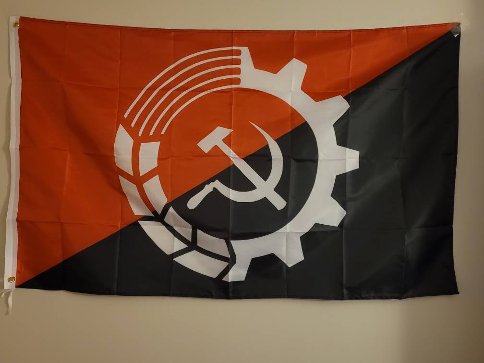 Anarcho-Communism 2 3x5Ft Flag Banner Anarchy Communist | Etsy