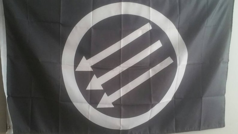 Three Arrows (8) Antifa 3x5ft Flag Banner Anti-fascism Anti-fascist ...