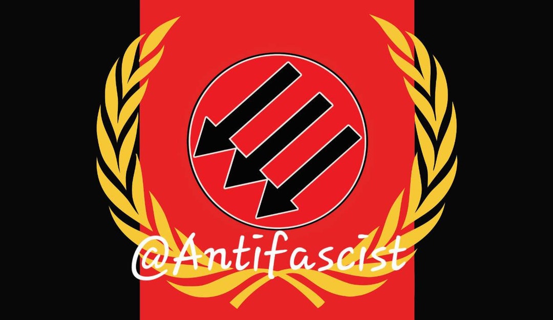 Three Arrows (5) Antifa 3x5ft Flag Banner Anti-fascism Anti-fascist ...