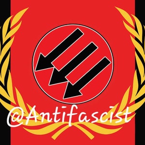 Three Arrows (5) Antifa 3x5ft Flag Banner Anti-fascism Anti-fascist ...