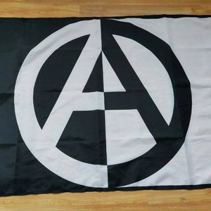 Anarcho-pacifism (1) Flag Banner Anarcho-pacifist Pacifism Antifa ...