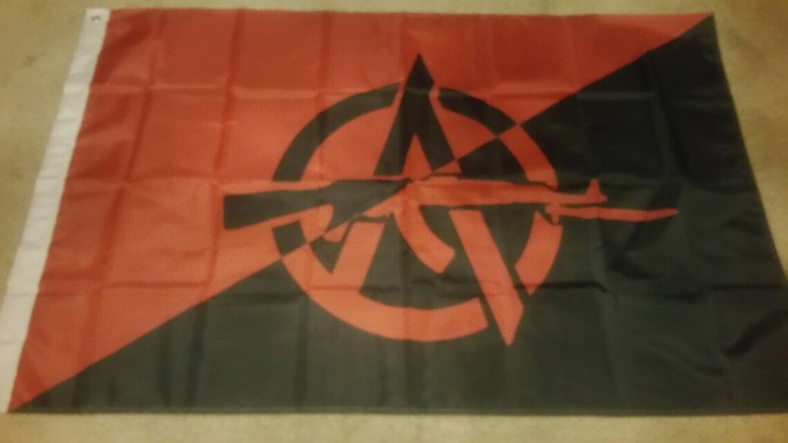 Anarchy Anarchist Revolutionary Flag / Banner 1 3x5FT Antifa | Etsy