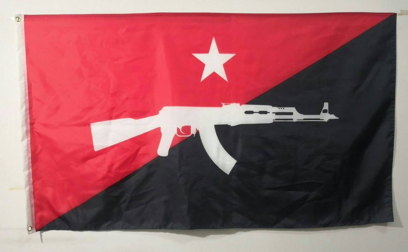 Anarchy Anarchist Revolutionary Flag Banner 4 3x5FT | Etsy