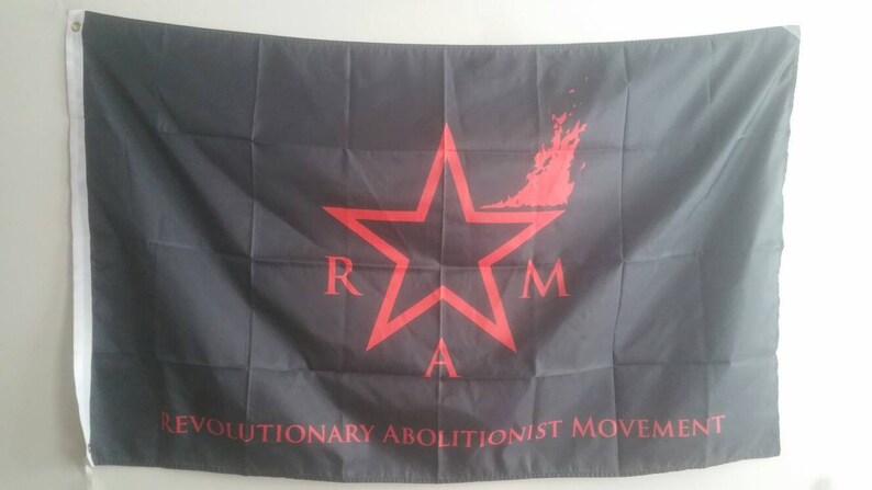 Revolutionary Abolitionist Movement Flag Banner 3x5ft Black Liberation ...