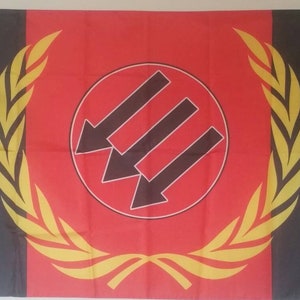 Three Arrows (5) Antifa 3x5ft Flag Banner Anti-fascism Anti-fascist ...