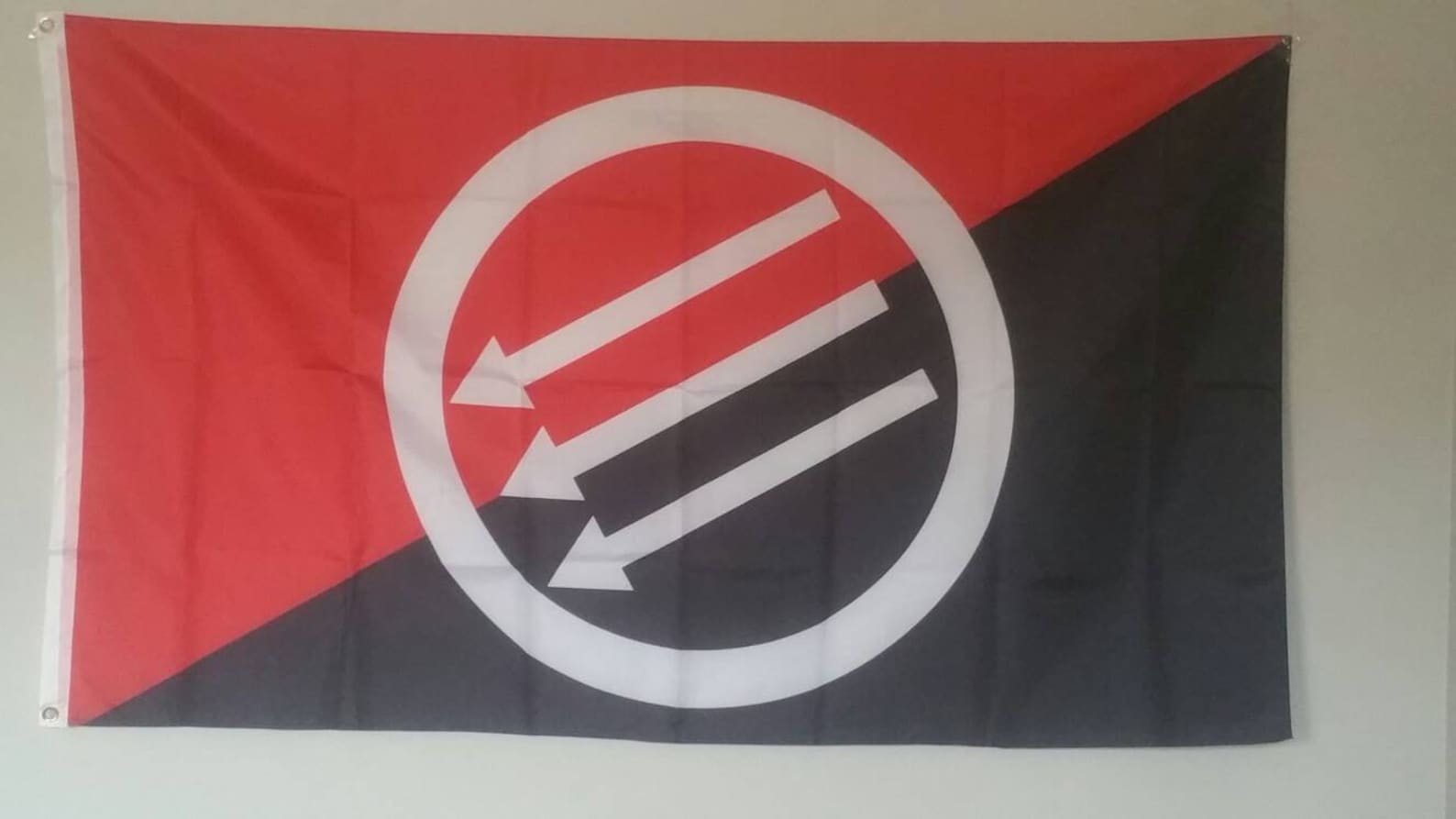 Three Arrows (6) Antifa 3x5ft Flag Banner Anti-fascism Anti-fascist ...