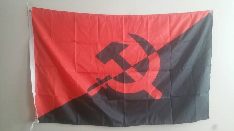 Anarcho-communism 1 Anarchy Communist 3x5ft Flag Banner - Etsy