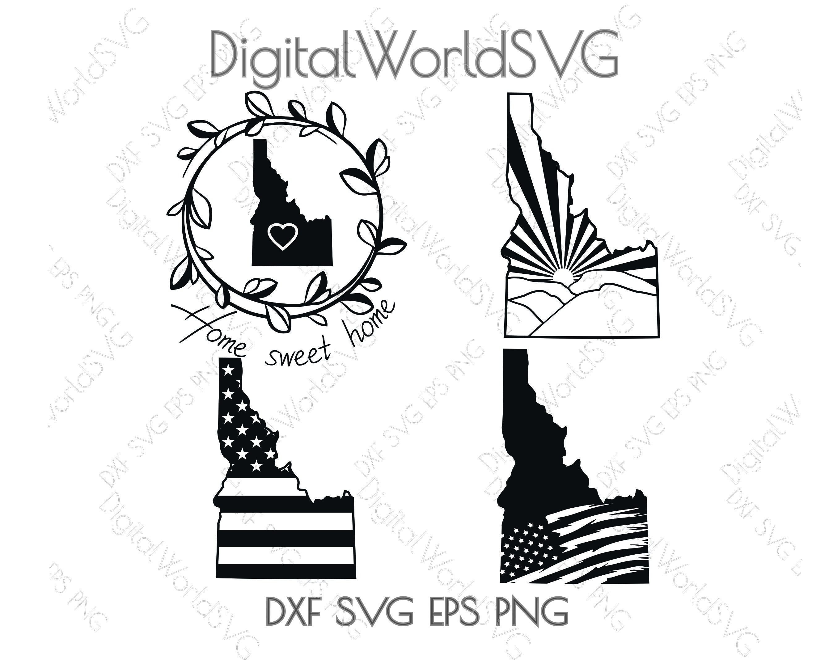 Idaho Cut SVG File Digital Download Vector File Cut File for - Etsy