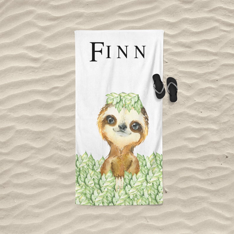 Personalized Beach Towel, Custom Beach Towel, Child Beach Towel, Large ...