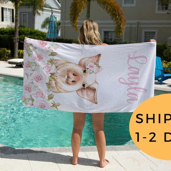Pig Towel - Etsy