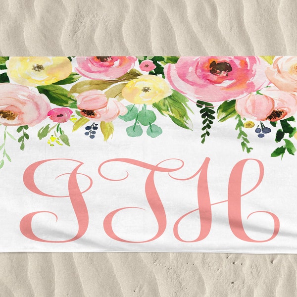 Monogram Children Towels - Etsy