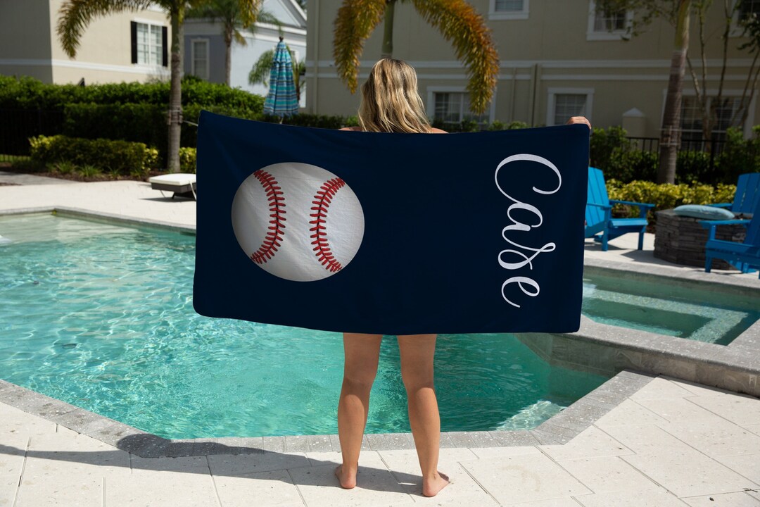 Baseball Beach Towel, Baseball Gifts for Boys, Coach Gifts Baseball ...