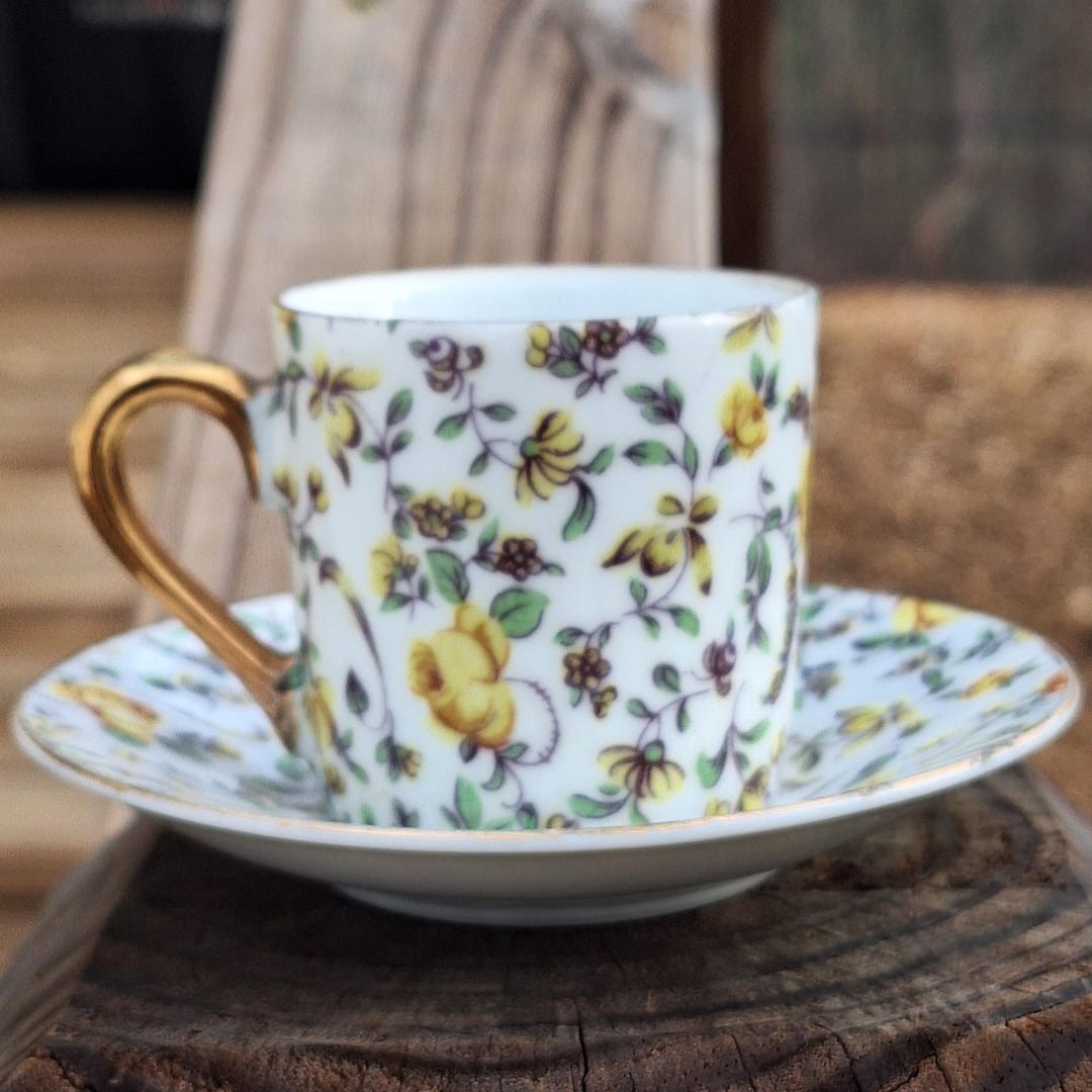 Inarco Demitasse Cup and Saucer **vintage** 1950's - Etsy