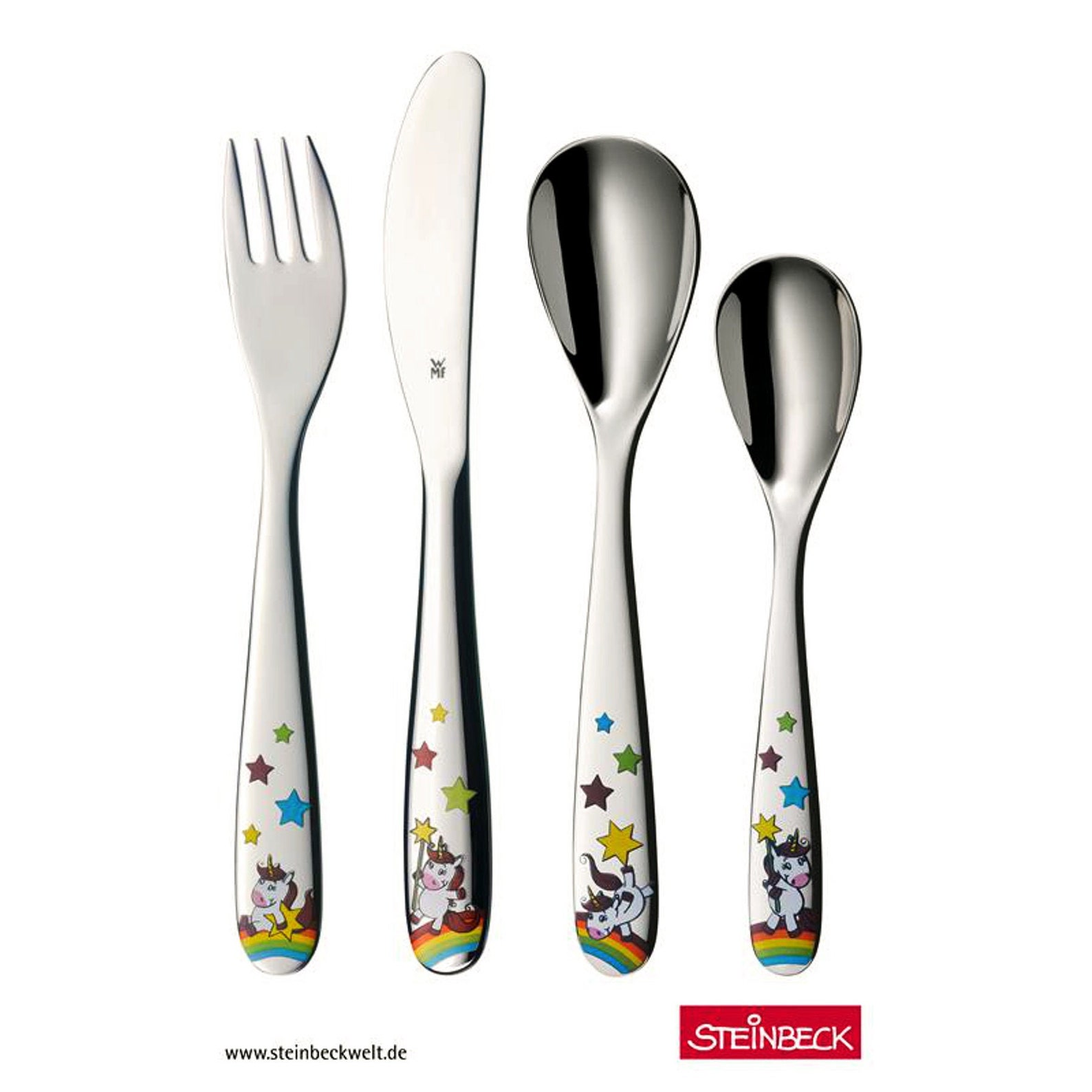WMF Kids Cutlery Set Unicorn 4-piece Engraved Cutlery Set - Etsy